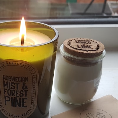 Norwegian Mist & Forest Pine Soy Wax Candle Soy Wax Candle Wax Candle ...