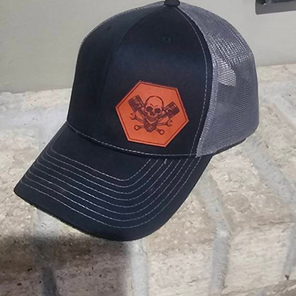 Blue Collar Dollar Leather Patch Hat | Trades, Skilled Labor, Union - Etsy