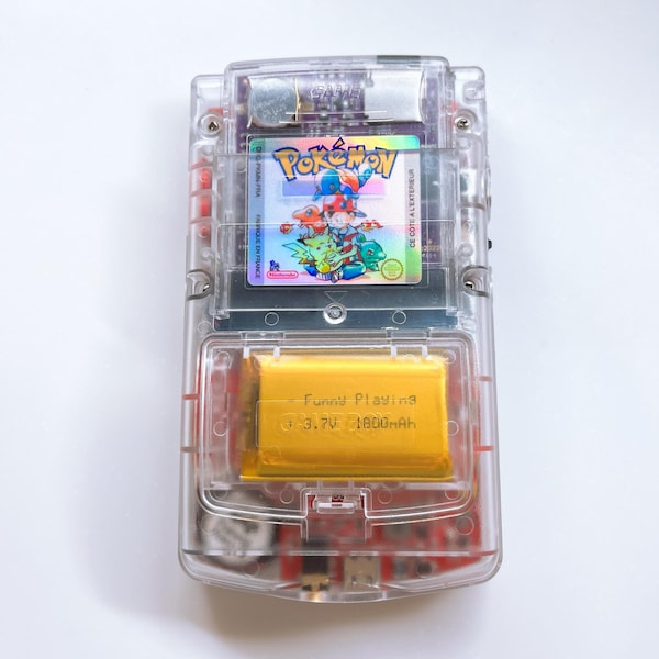 Sticker Holographic Pokémon Gameboy Linker Cartridge Ezflash Everdrive or MBC5 Multi Cart (only ...