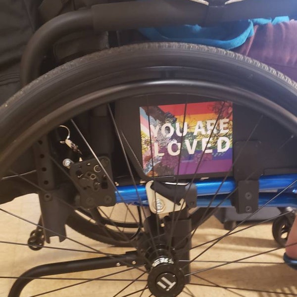 You Are Loved Poster LGBTQ Progress Pride Flag Poster LGBTQ Support ...