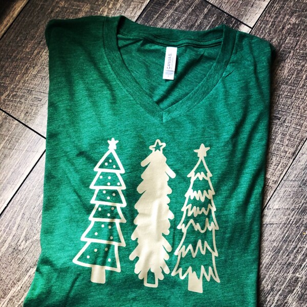 Christmas Tree SVG Rustic Hand Drawn Christmas Trees Hand Drawn ...