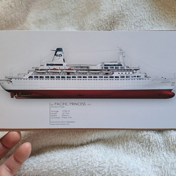 SS Galileo Galilei 1963 | 21x10 Cm | Limited Edition 100 Prints - Etsy