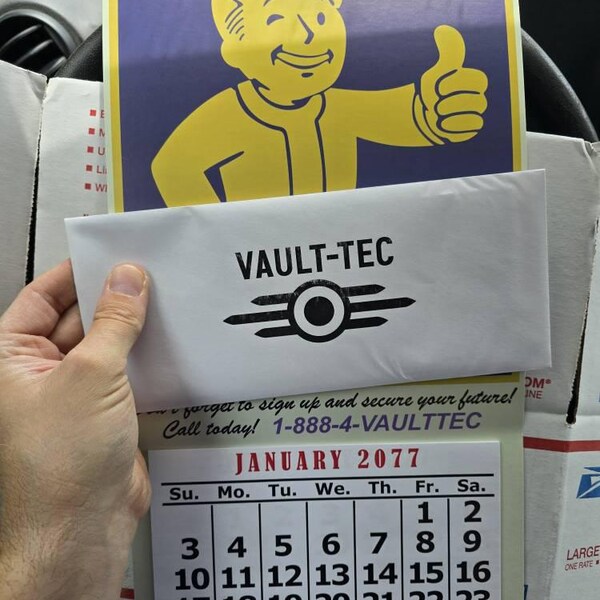 Un-official Handmade Fallout 12 Month Calendar for 2025 - Etsy
