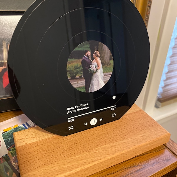 Song Personalized Record - Birthday Gift for Her - Anniversary Gift for ...