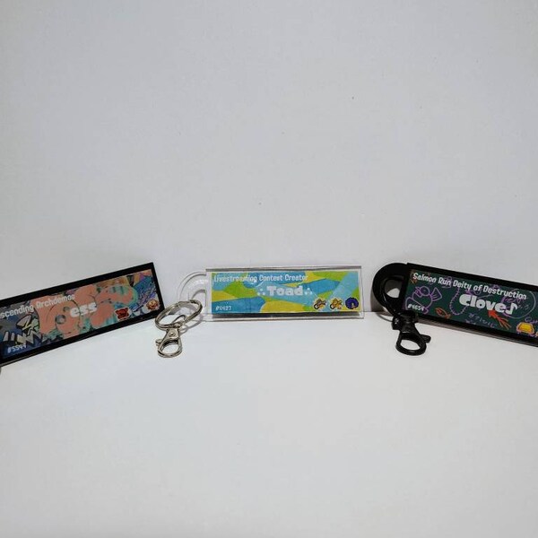 Splat Game, Splashtag Keychain, Bag Tag, Zipper Pull - Etsy
