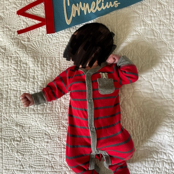 Personalized Name Felt Pennant | Nursery Decor, Baby Shower Gift - Etsy