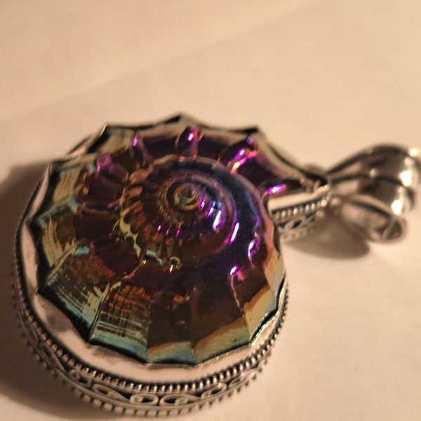 Gorgeous Blue Flashy Labradorite Gemstone Pendant | Copper Wire Wrapped ...