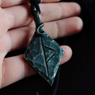 Forged Iron Tiwaz Tyr Tiw Rune Viking Amulet Runic Nordic - Etsy
