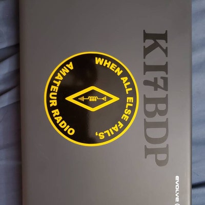 Custom Morse Code Ham Radio Callsign Car Vinyl Decal Sticker - Etsy