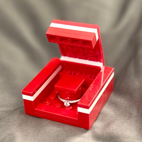 Wedding Ring Box Engagement Ring Box Handmade With Lego(r) Bricks RING ...