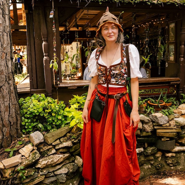 Renaissance Bodice, Mushrooms Corset Cottagecore Style Corset Vest ...