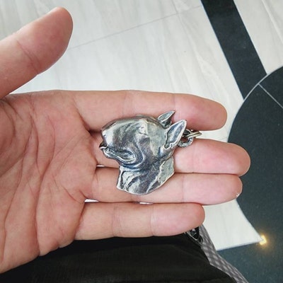Doberman uncropped, Dog Marble Statue, Limited Edition, Artdog. Made of ...
