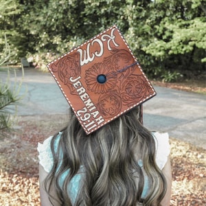 Hand Tooled & Carved Genuine Leather Cow Tag Keychain - Etsy