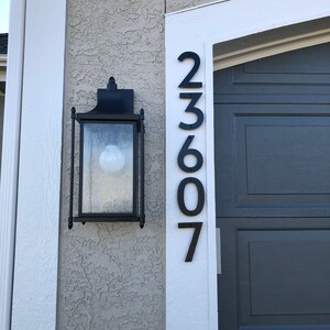 CLASSIC MODERN House Numbers 5 Inch Address Numbers and - Etsy