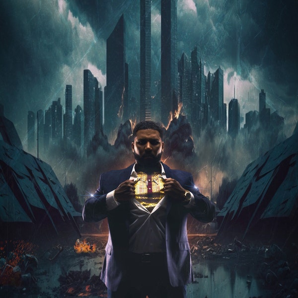 39 Super Hero Inspired CG Digital Backdrops, Metropolis, Bokeh City ...