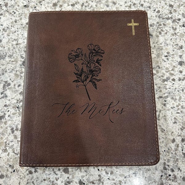 Custom Wedding NIV Bible, Christian Wedding Guestbook, Personalized ...