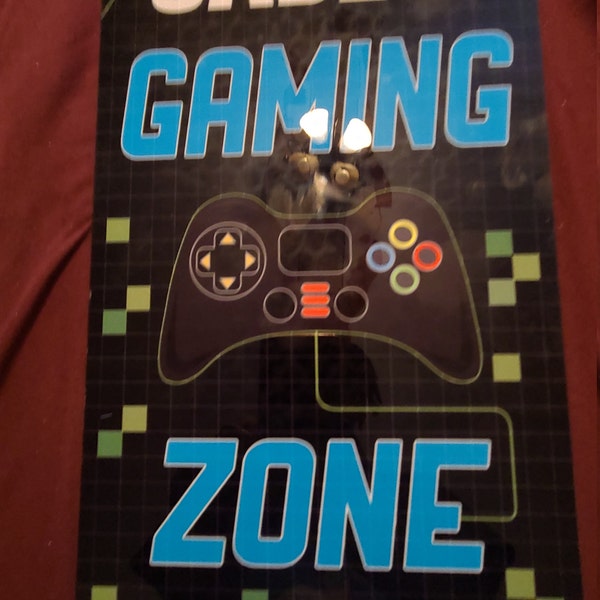 Gamer Life Personalized Sign, Game Console Door Sign, Gamer Room Decor ...