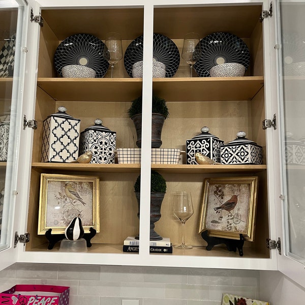 Black White Pumpkins Fall Pumpkin Table Centerpiece Checkered Fall ...