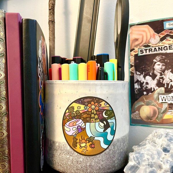 Three Drink Gang - ADHD Art Print - Groovy Art - Funny Cute Wall Art ...