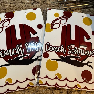 School Bus Driver Clipboard With Personalization Front and Back Gift ...