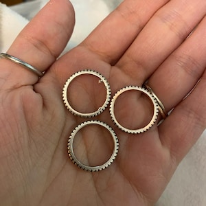 Toi Et Moi Ring and Matching Band Set, Promise Ring, Engagement Ring ...