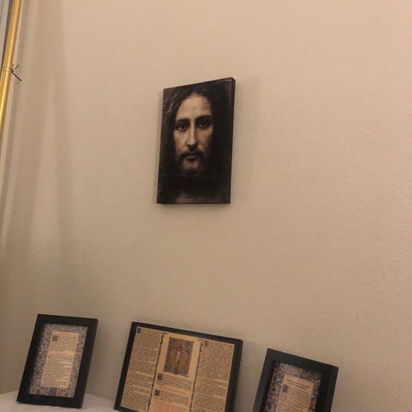 The Shroud of Turin Jesus Christ Face Canvas Print, Gallery Wrapped ...