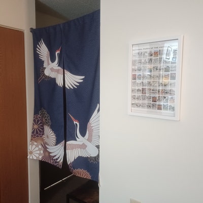 Japanese Koi Fish Noren Japanese Noren Door Doorway Curtain - Etsy