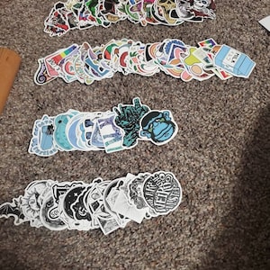 50 Skeleton Graffiti Stickers Set for Laptops Hydroflasks - Etsy
