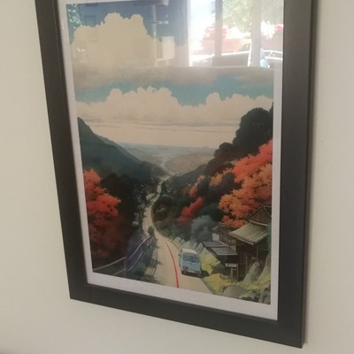 Set of 6 Studio Ghibli Inspired Artwork Gallery Set, Anime Poster, Home ...