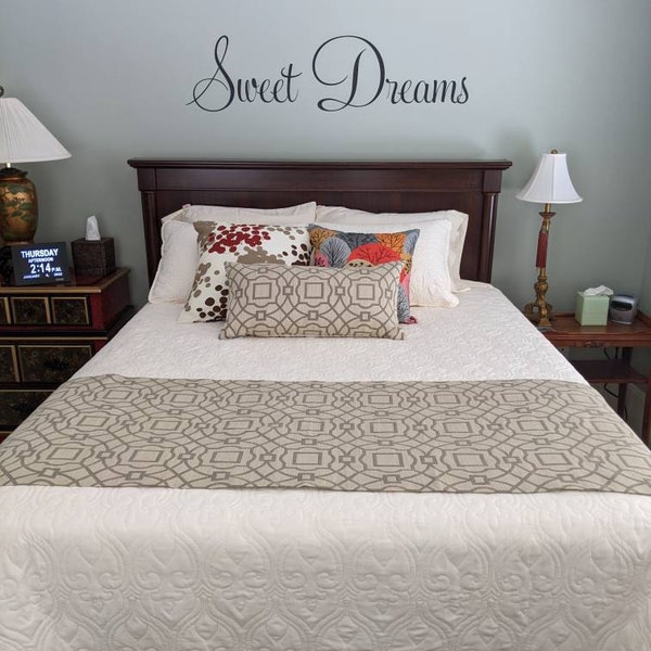 Sweet Dreams Decal / Sweet Dreams Wall Decal / Sweet Dreams Wall ...