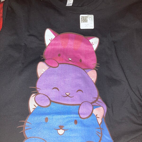 Bi Pride Kawaii Clothing - Unisex T Shirt / Bisexual Pride Plus Size ...