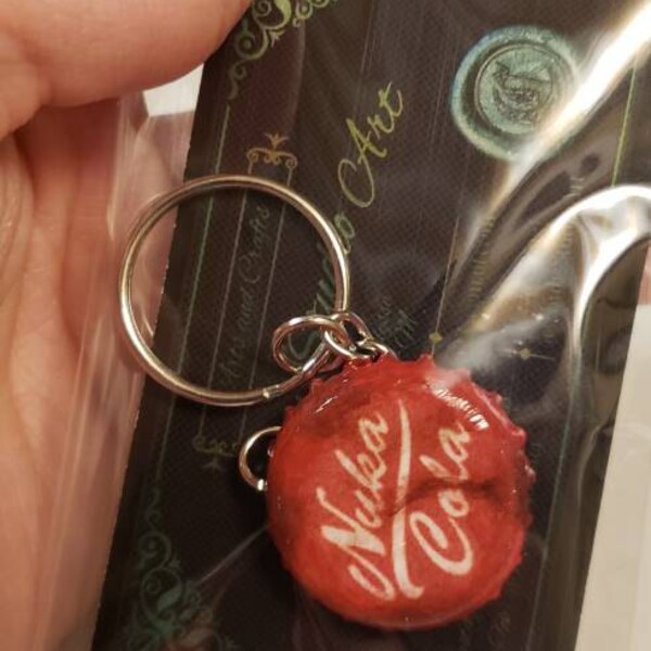 Fallout Nuka Cola Cap Keychain Set - Etsy
