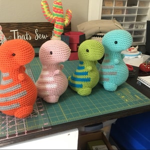 Crochet Pattern: Timothy the T-Rex | Etsy