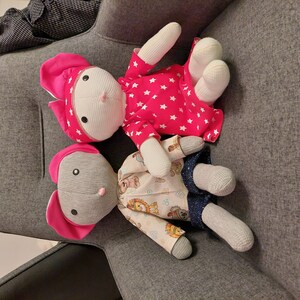 Mouse Sewing Pattern PDF make a Cloth Mouse Doll / Stuffed Animal Toy ...