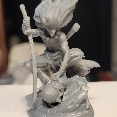 Vhok Ironfist, Hero for DND or Pathfinder 8K Resin Based Miniature the ...