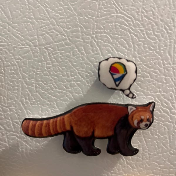 Red Panda Magnet: Gift for Red Panda Lovers Chinese Animal Cute Animal ...