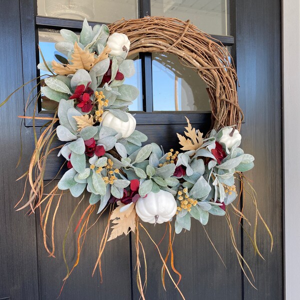 Everyday Wreath Spring Wreath, Hydrangea Wreath, Summer Wreath, Spring ...