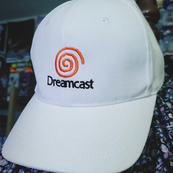 Sega Dreamcast Embroidered Baseball Cap Gamer / Gaming / Retro Video ...