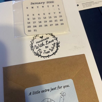 Mini Calendar Stickers for Planners and Journals 2023 2024 - Etsy