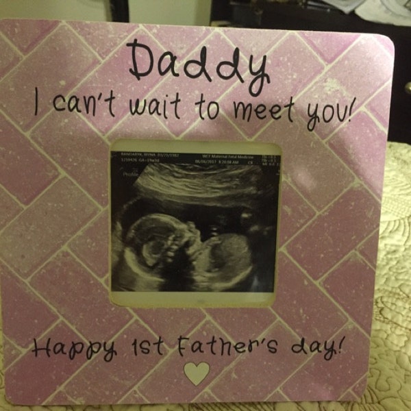 Daddy Reveal Ultrasound Frame Daddy to Be Frame Pregnancy Reveal to ...
