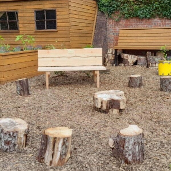 Rustic Garden Bench - Etsy