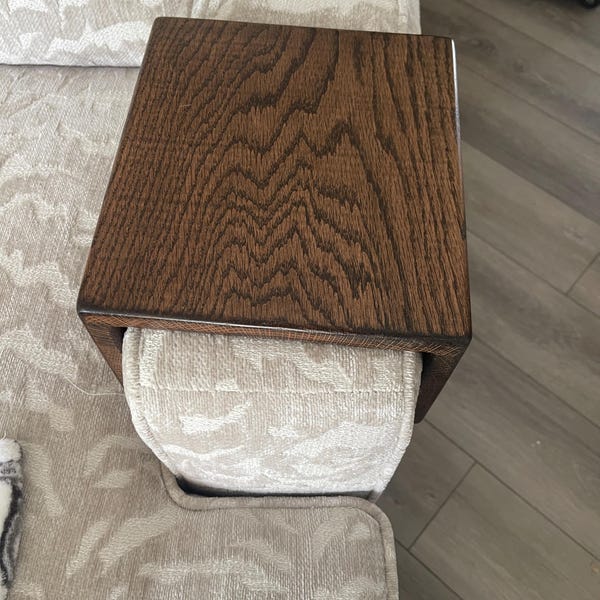 Handmade Useful Armrest Table, Functional Couch Tray, Wood Sofa Table ...