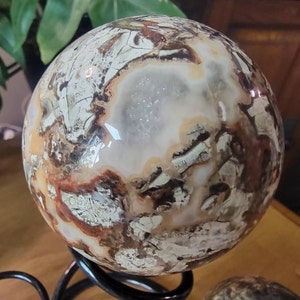 Blue Apatite Sphere / 70mm / Blue Sphere / Chakra / Rocks and Minerals ...