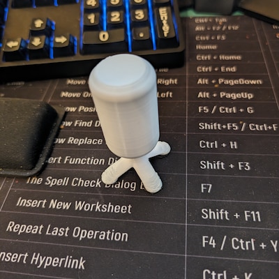 Mini Keyboard Joystick STL File 3D Print for Keyboard & Office STL File ...
