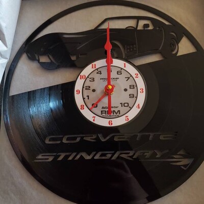 Vinyl Record Clock 56 Chevy Clock for Wall Vinyl for Wall Classic Cars ...