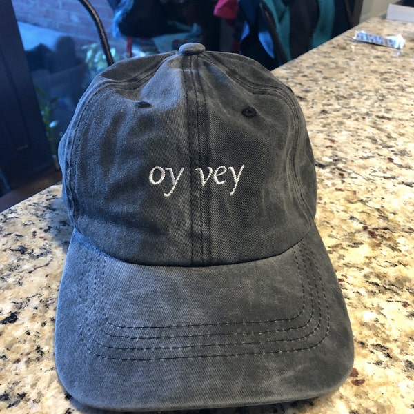 Washed Black Custom Embroidered Dad Hat, Personalized Baseball Cap - Etsy