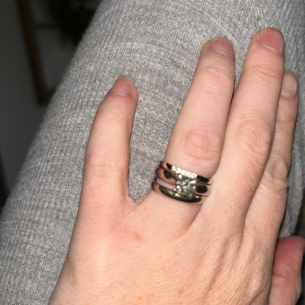 14k Gold Cross Ring Solid Gold Diamond Criss Cross Ring Gold X Ring ...