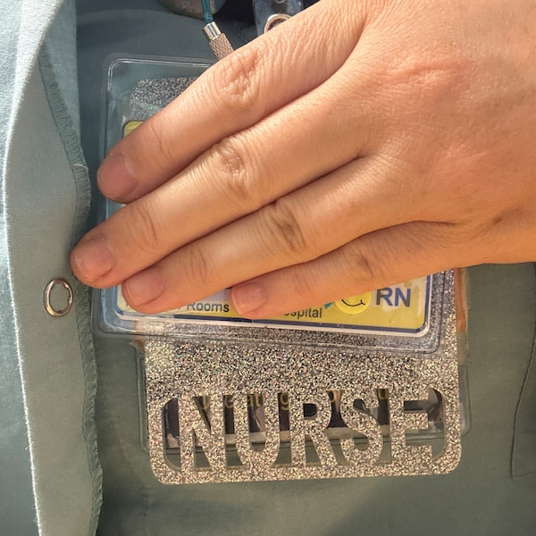 Custom Badge Buddy, Oversized Personalized Badge Backer, Nurse Badge ...
