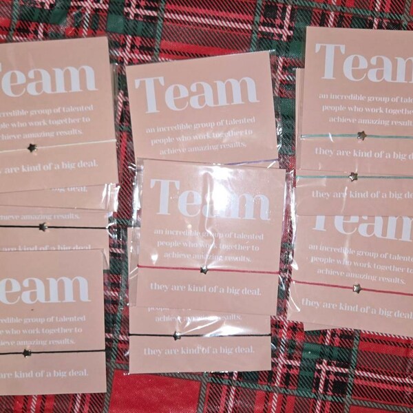 Custom Team Appreciation & Thank You Gift – Wish Bracelets for Staff ...