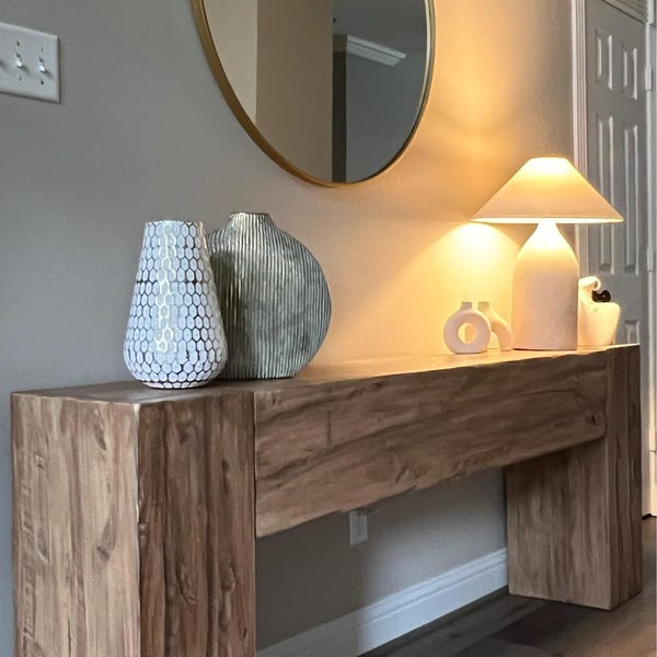 Three Beam Console Table - Etsy